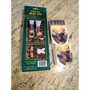 Salamander Graphics | Underwear & Socks | Vintage White Tail Deer Socks ...